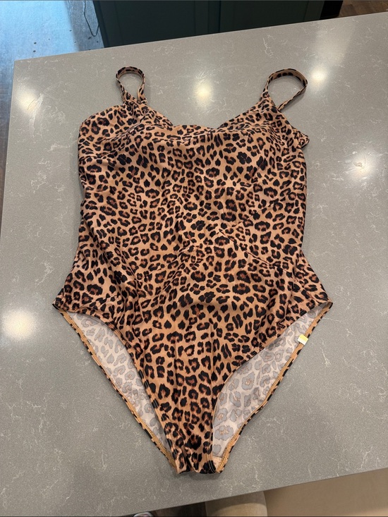 summersalt | Swim | Summersalt Leopardprint Onepiece In Tan And Black ...
